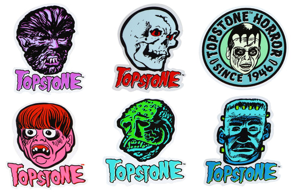 TOPSTONE HORROR Sticker Pack Version 1 Retro Horror Halloween ...
